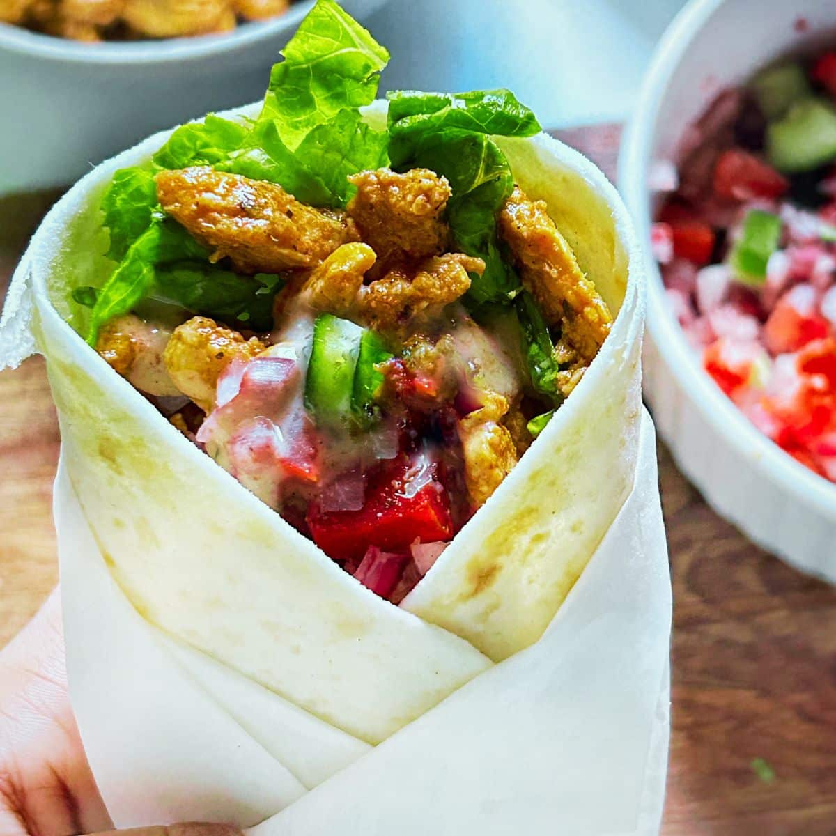Spicy Cajun Chicken Wrap Recipe | Easy & Flavorful Lunch Idea